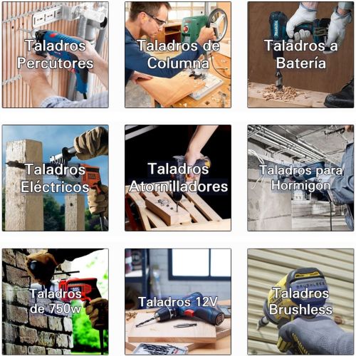 Todos los Tipos de Taladros 🥇 【Análisis 2024】